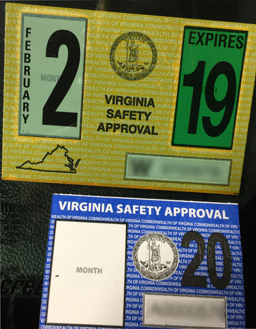 New Virginia inspection sticker debuts, features "move over" law